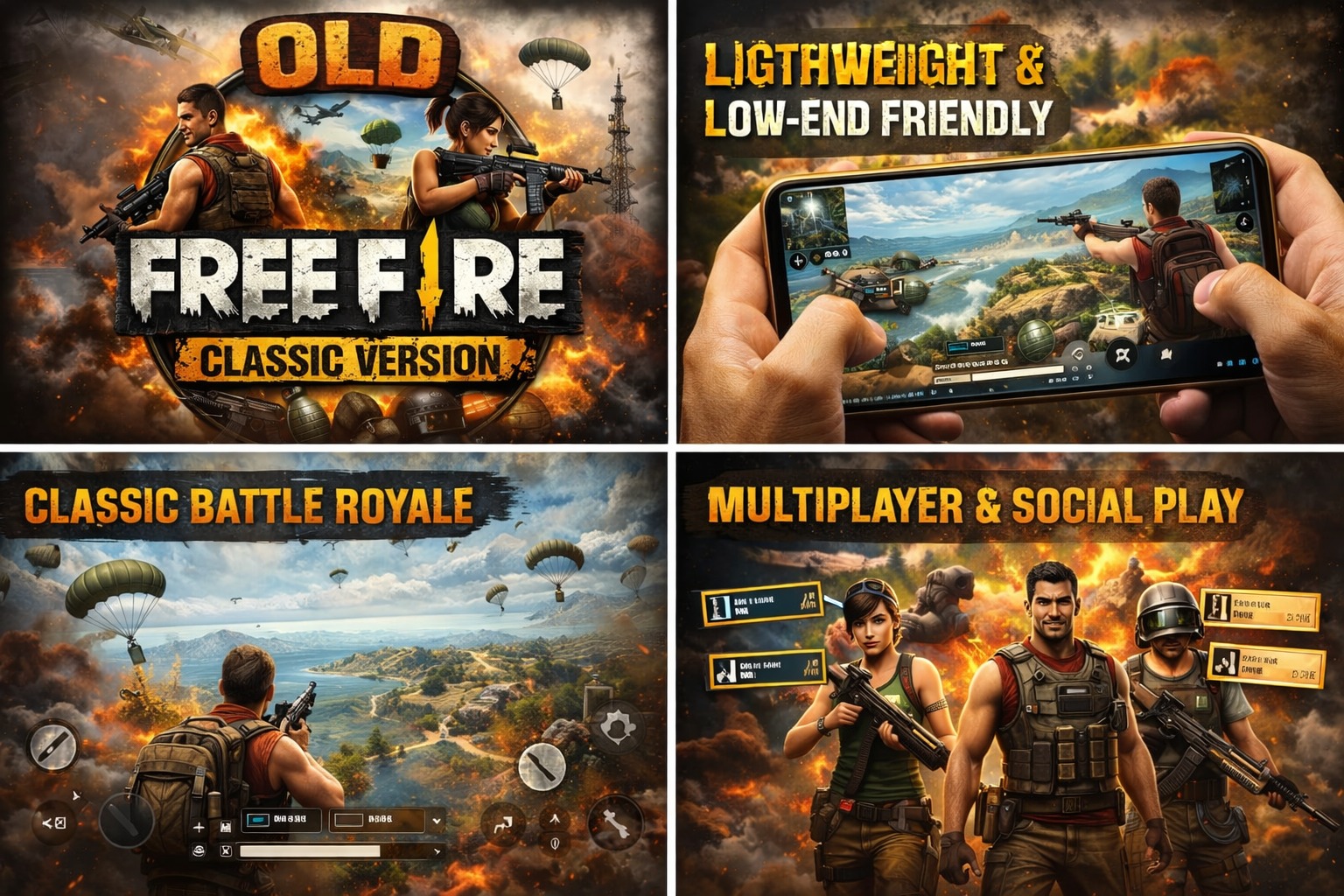 Old Free Fire Game (Classic Version) in 2025 For All